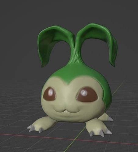 tanemon free 3D model 3D printable | CGTrader