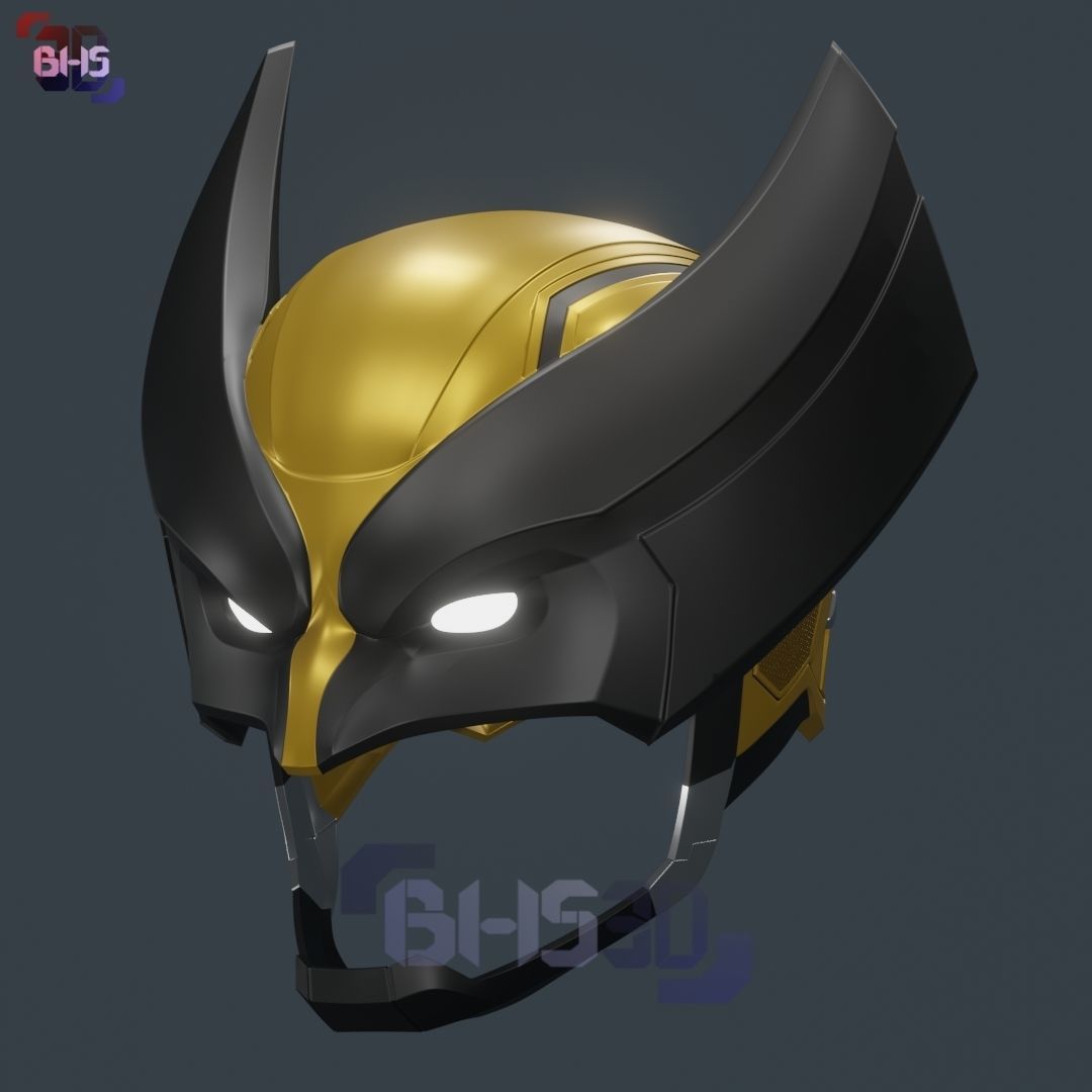 Wolverine SF Helmet 3D 3D model 3D printable | CGTrader
