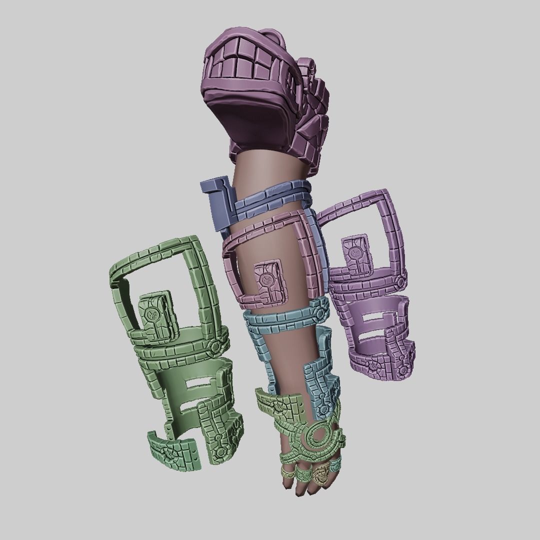 Link UltraHand and Rings Set Runes Zelda Tears of the Kingdom 3D model ...