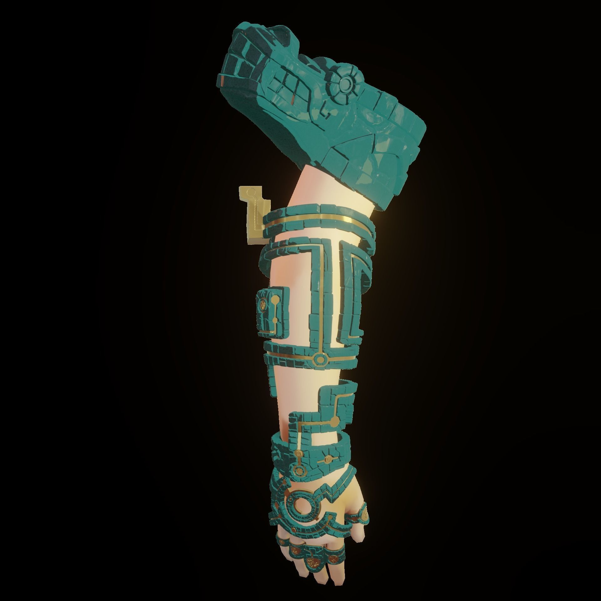 Link UltraHand and Rings Set Runes Zelda Tears of the Kingdom 3D model ...