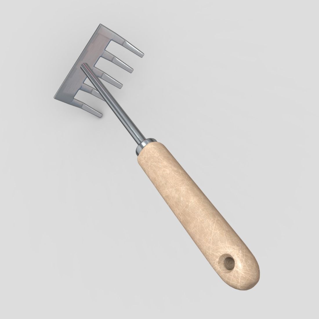 CC0 - Hand Rake free VR / AR / low-poly 3D model | CGTrader