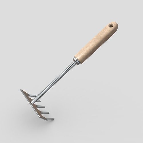 CC0 - Hand Rake free VR / AR / low-poly 3D model | CGTrader