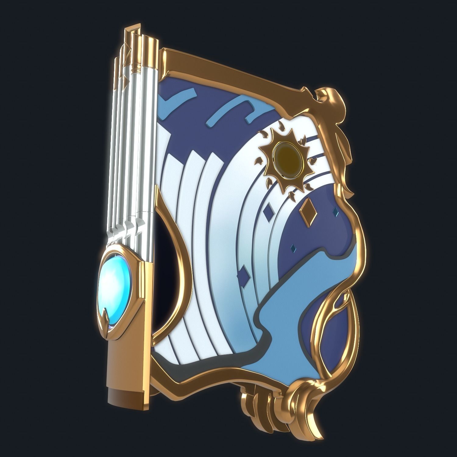 Genshin Impact The Widsith Book Cover for cosplay 3D model 3D printable ...