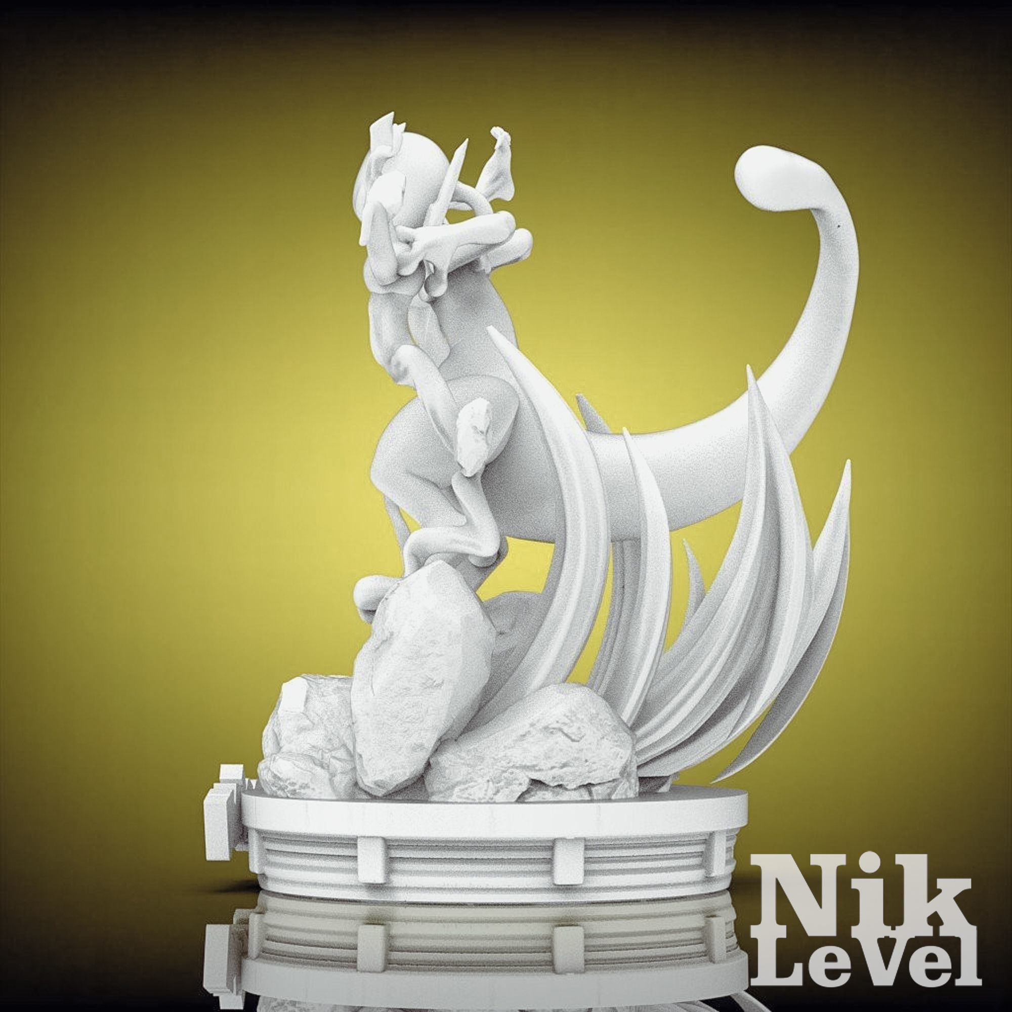 Shadow Mewtwo Pokemon 3D Printable 3D model 3D printable | CGTrader