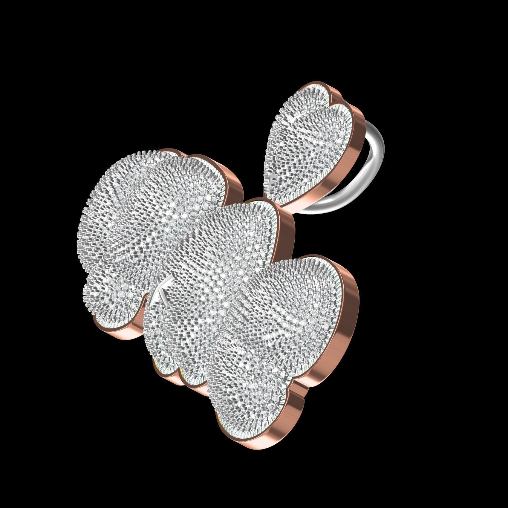 YAE Letter Overlapping Character Hip Hop Pendant 3D model 3D printable ...