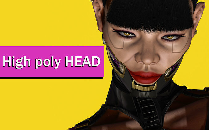 High poly head 3d model 3D model | CGTrader