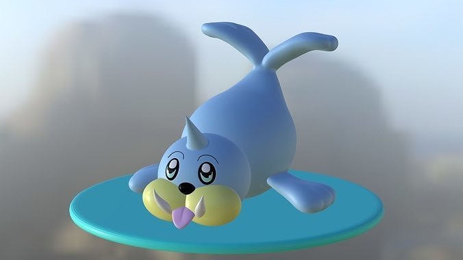 Pokemon seel 3D model 3D printable | CGTrader