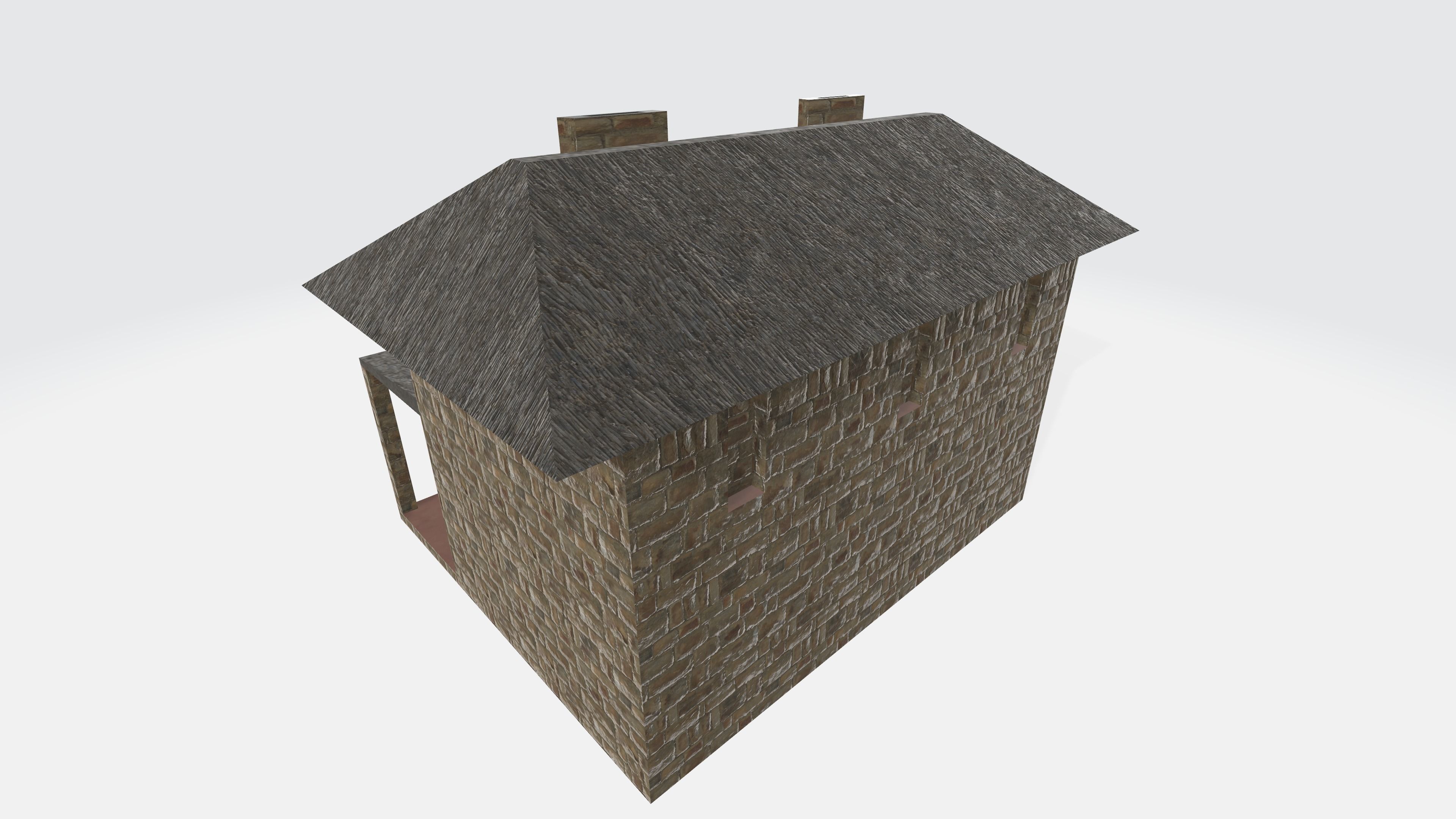Beautiful old house 3d model free VR / AR / low-poly 3D model | CGTrader