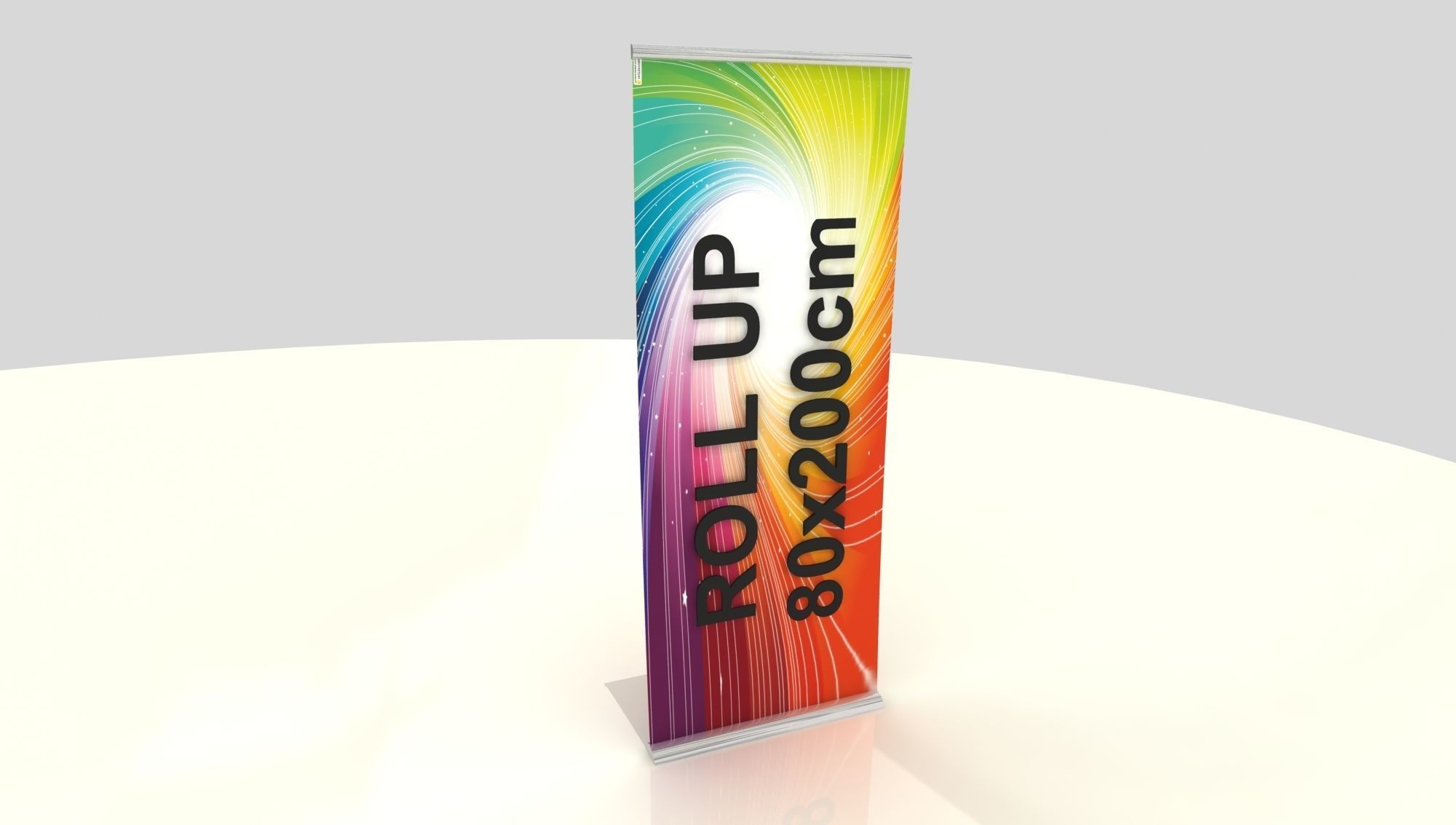 Beach Flag Roll up Banner Balloon Set 3D model | CGTrader