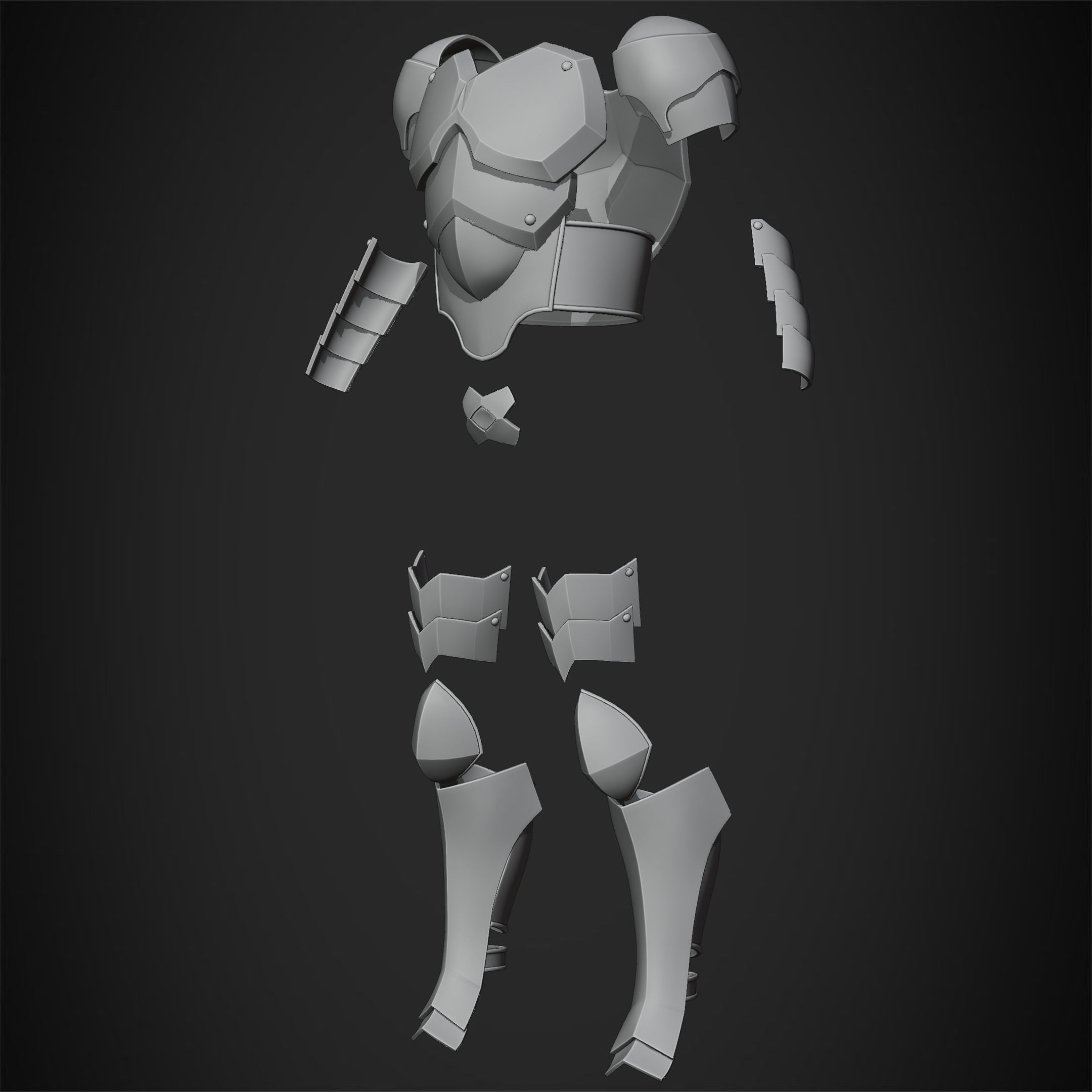 Goblin Slayer Armor for Cosplay 3D model 3D printable | CGTrader