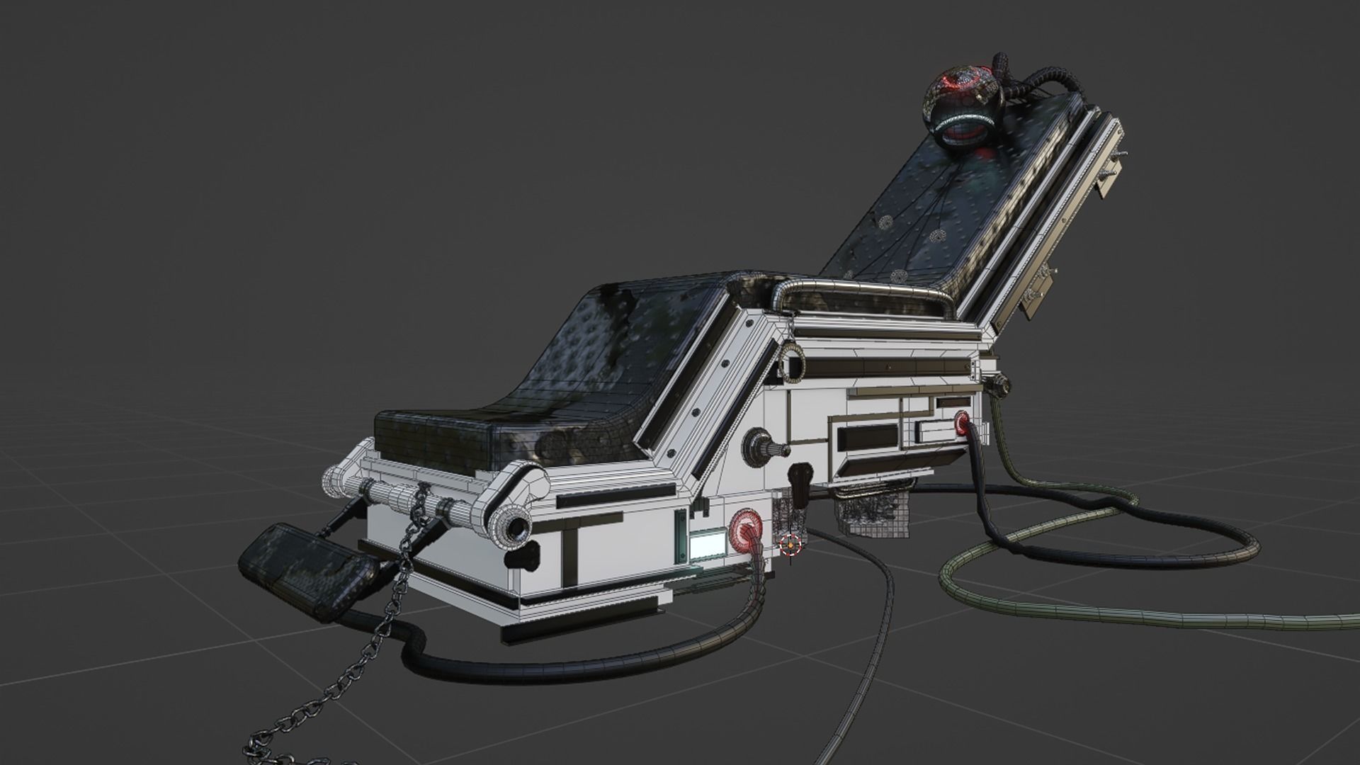 3D model Sci-fi Laboratory Chair VR / AR / low-poly | CGTrader