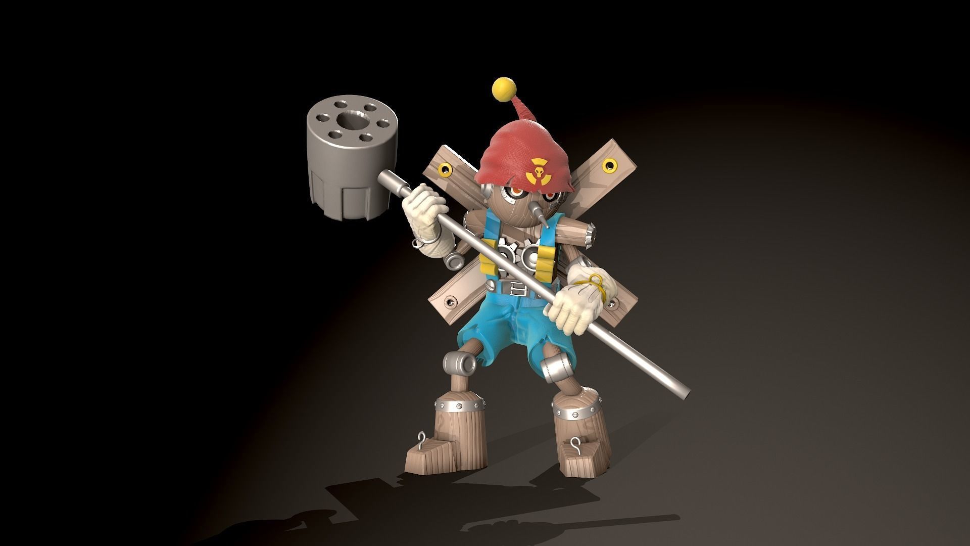 Puppetmon Digimon Dark masters 3D model 3D printable | CGTrader