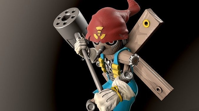 Puppetmon Digimon Dark masters 3D model 3D printable | CGTrader