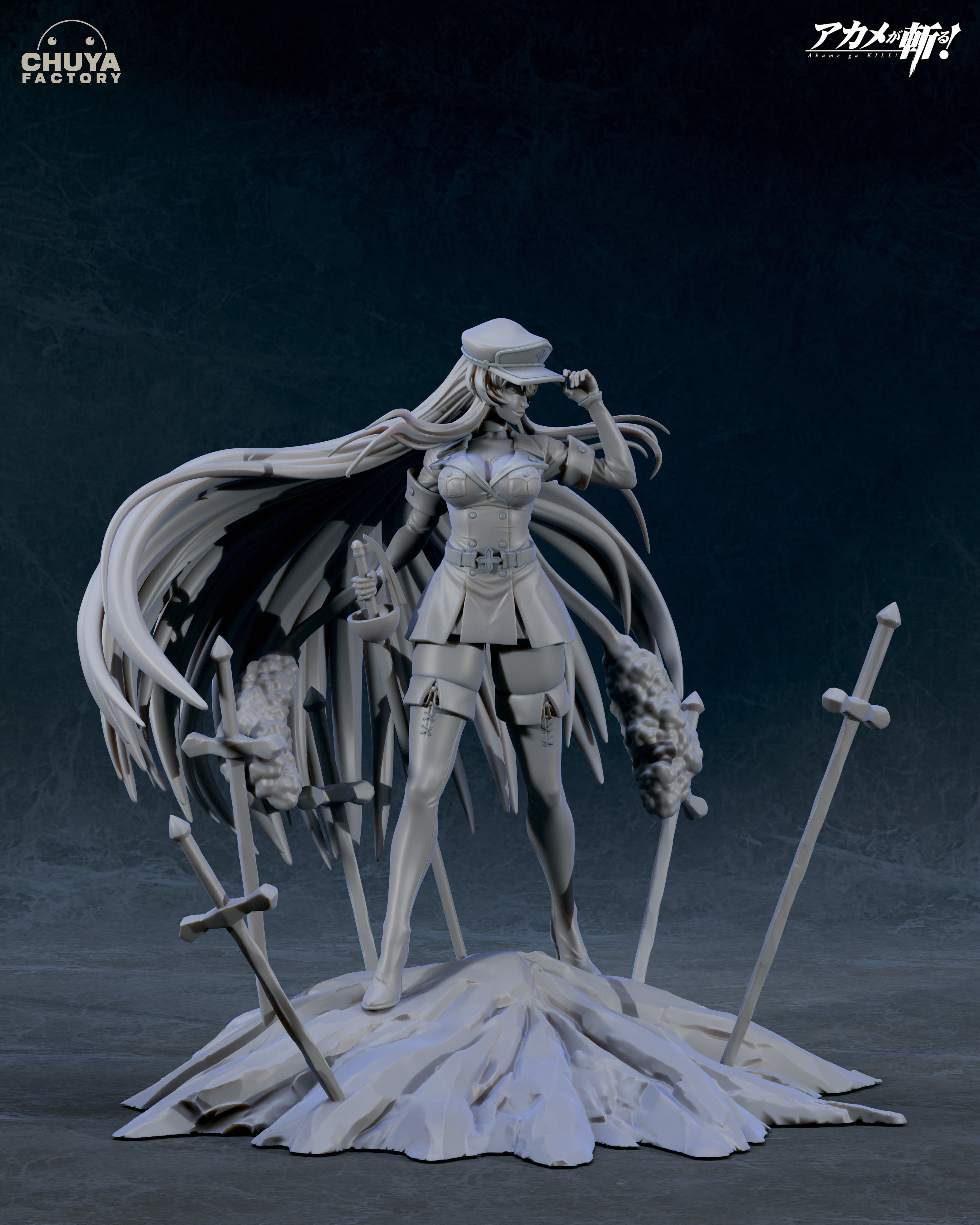 Esdeath 3D model 3D printable | CGTrader