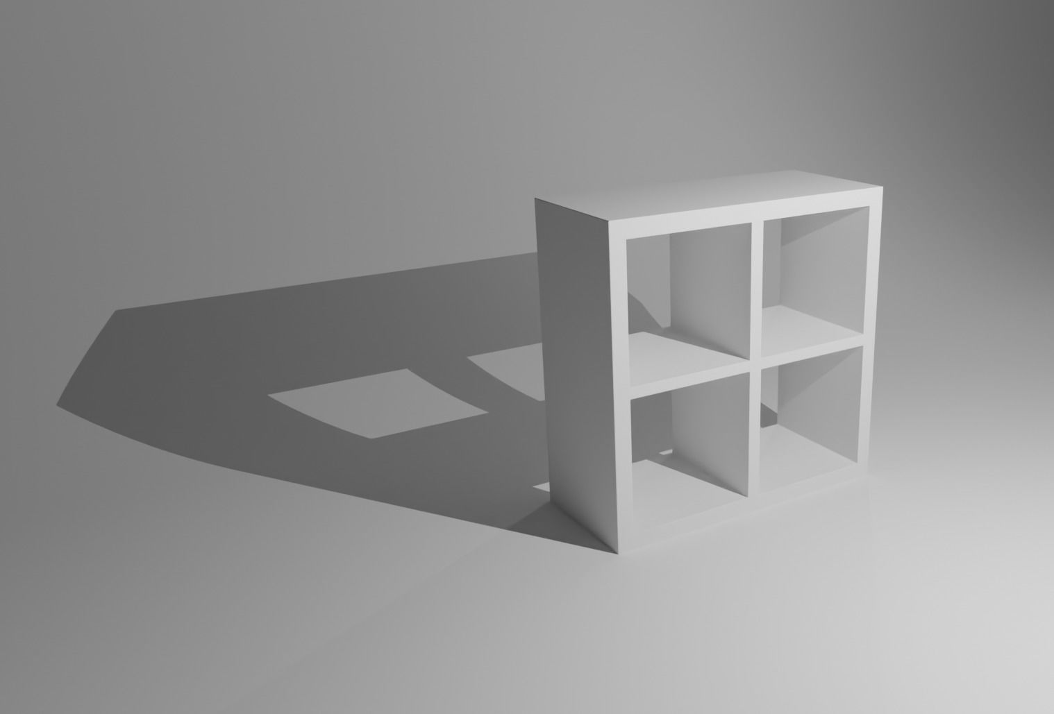 Square Cabinet free 3D model | CGTrader