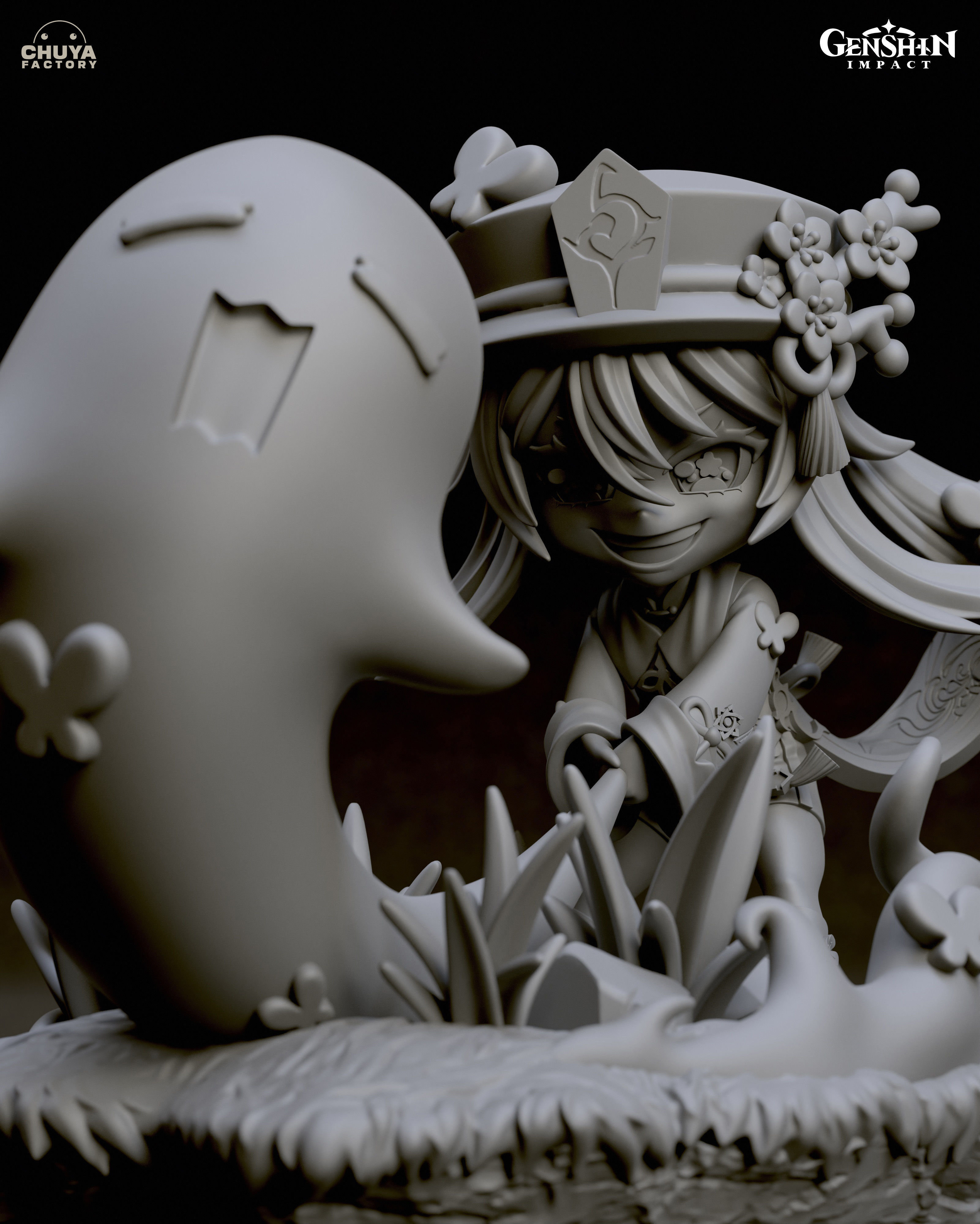 Hu Tao 3D model 3D printable | CGTrader