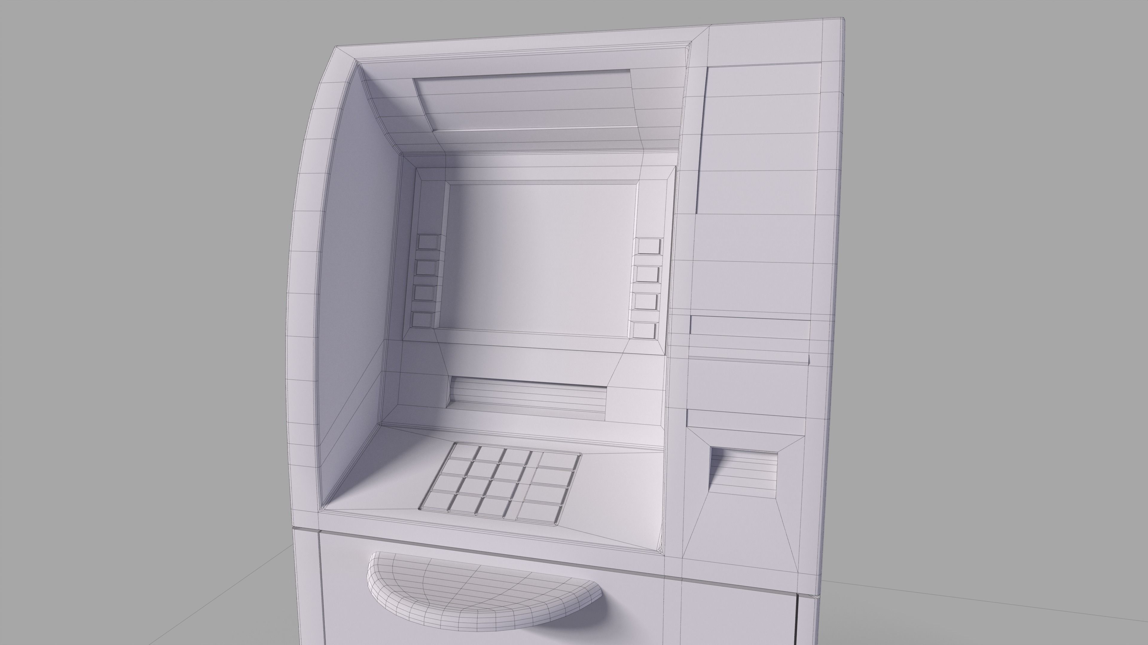 3D model Automated teller machine ATM VR / AR / low-poly | CGTrader