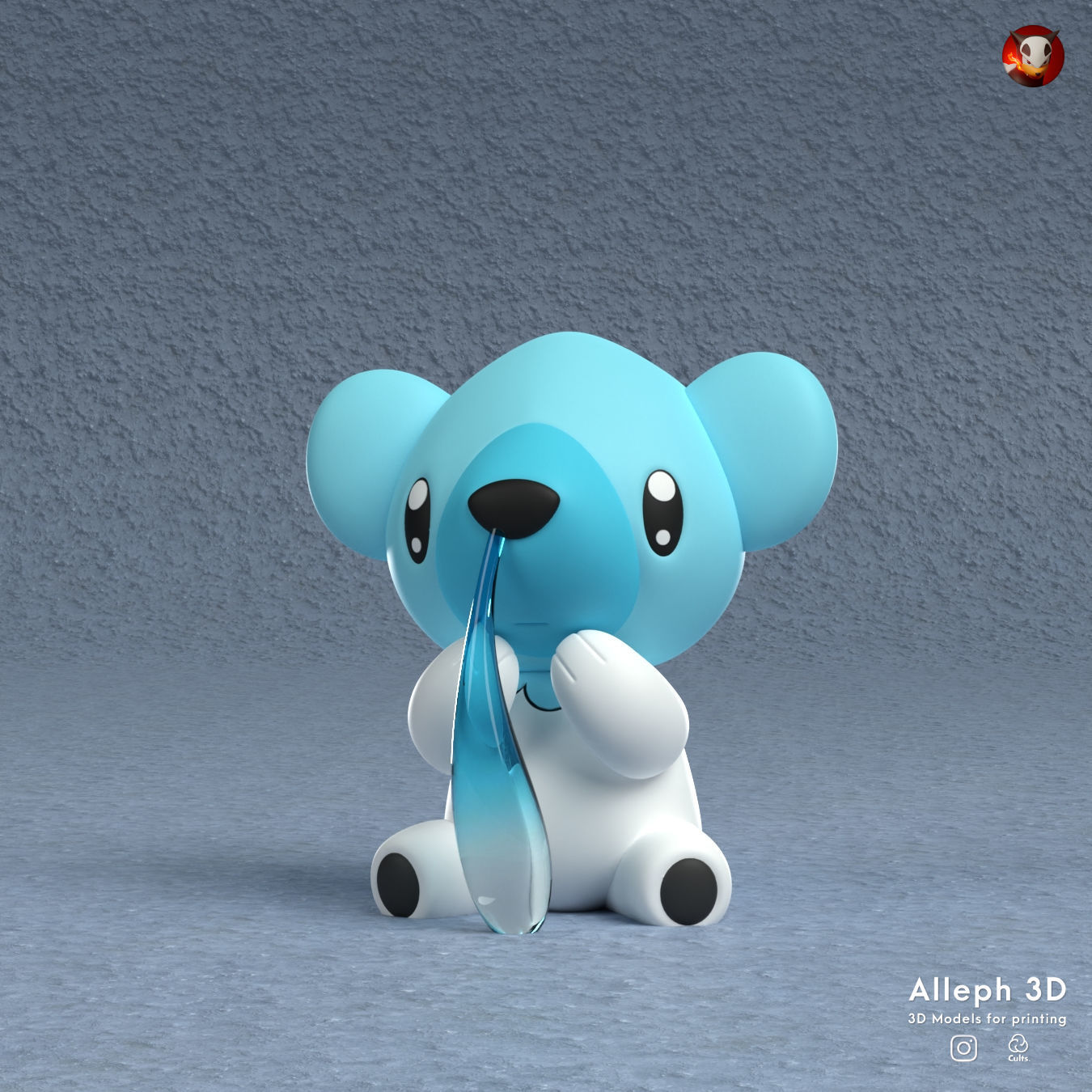 pokemon cubchoo evolution pack 3D model 3D printable | CGTrader