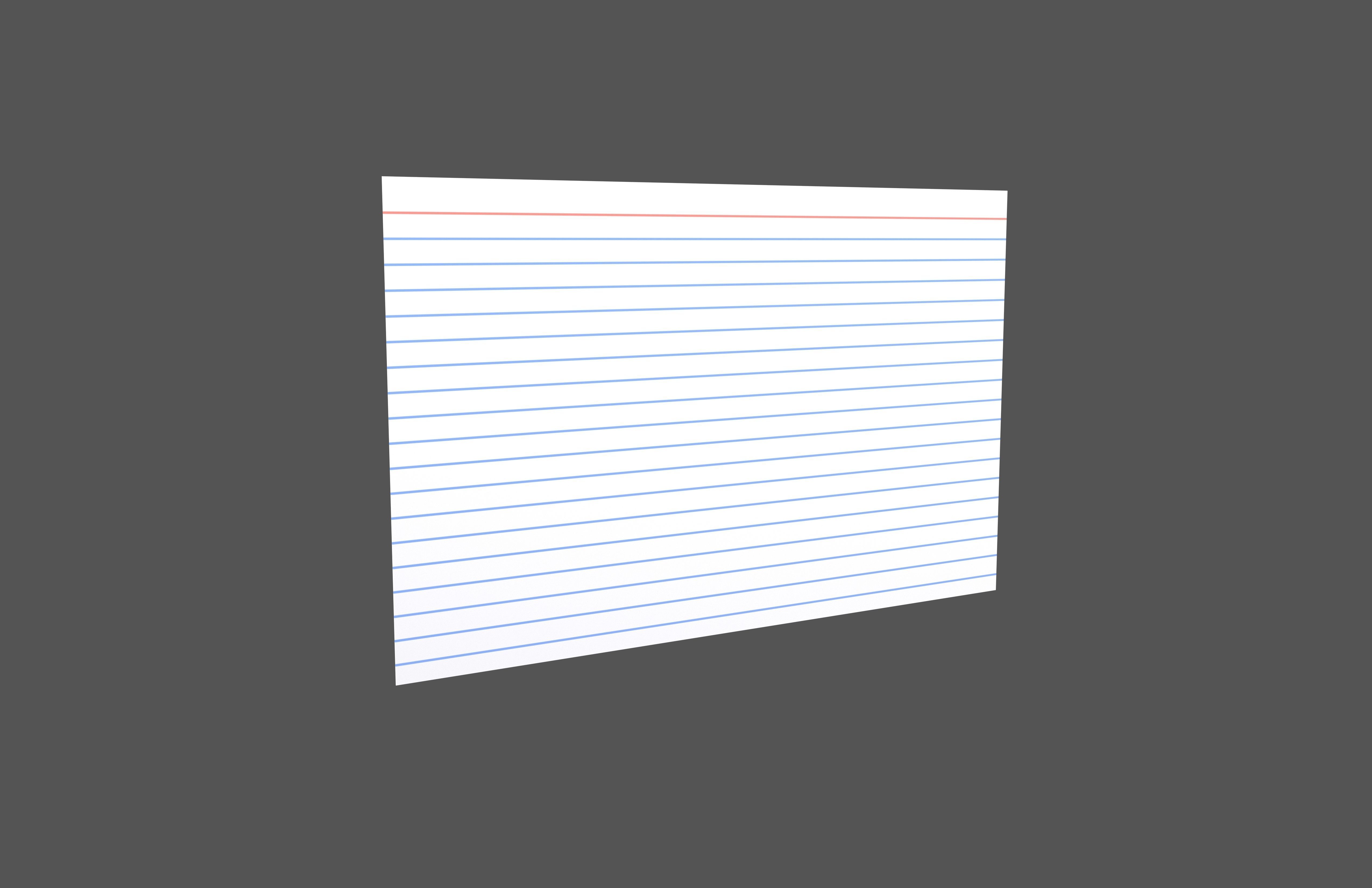3D model Index Card V1 001 VR / AR / low-poly | CGTrader
