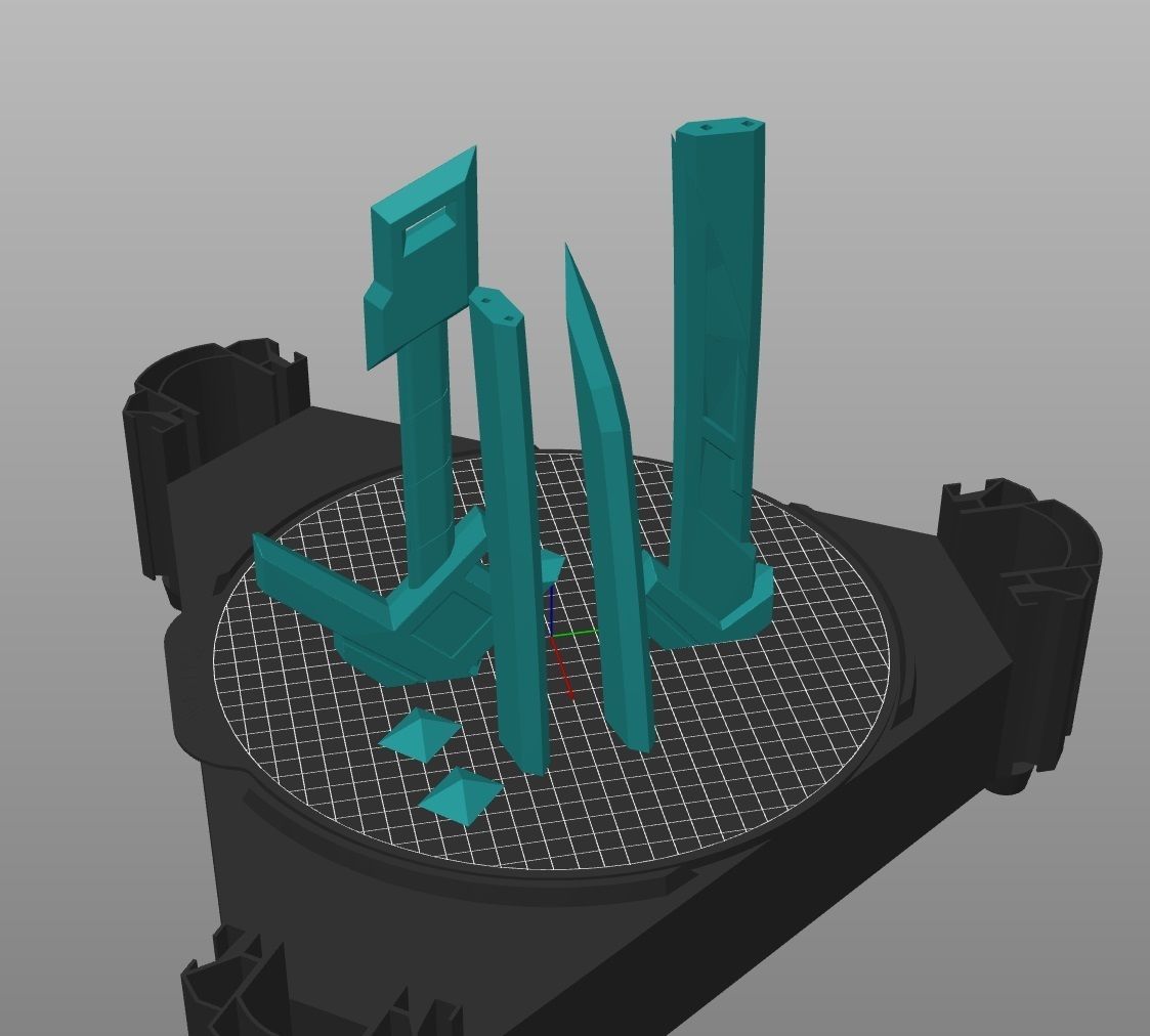 Yasuo Prestige inkshadow sword weapons fan art 3D model 3D printable ...