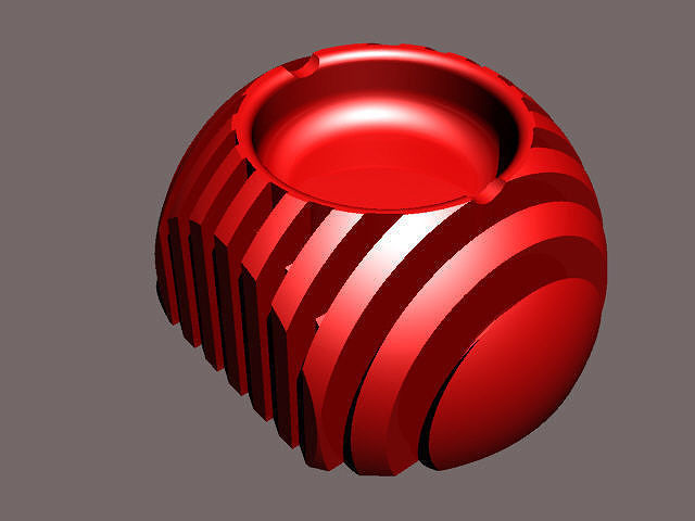 Ashtray 3D model 3D printable | CGTrader
