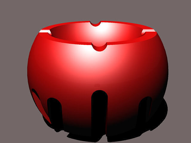 Ashtray 3D model 3D printable | CGTrader