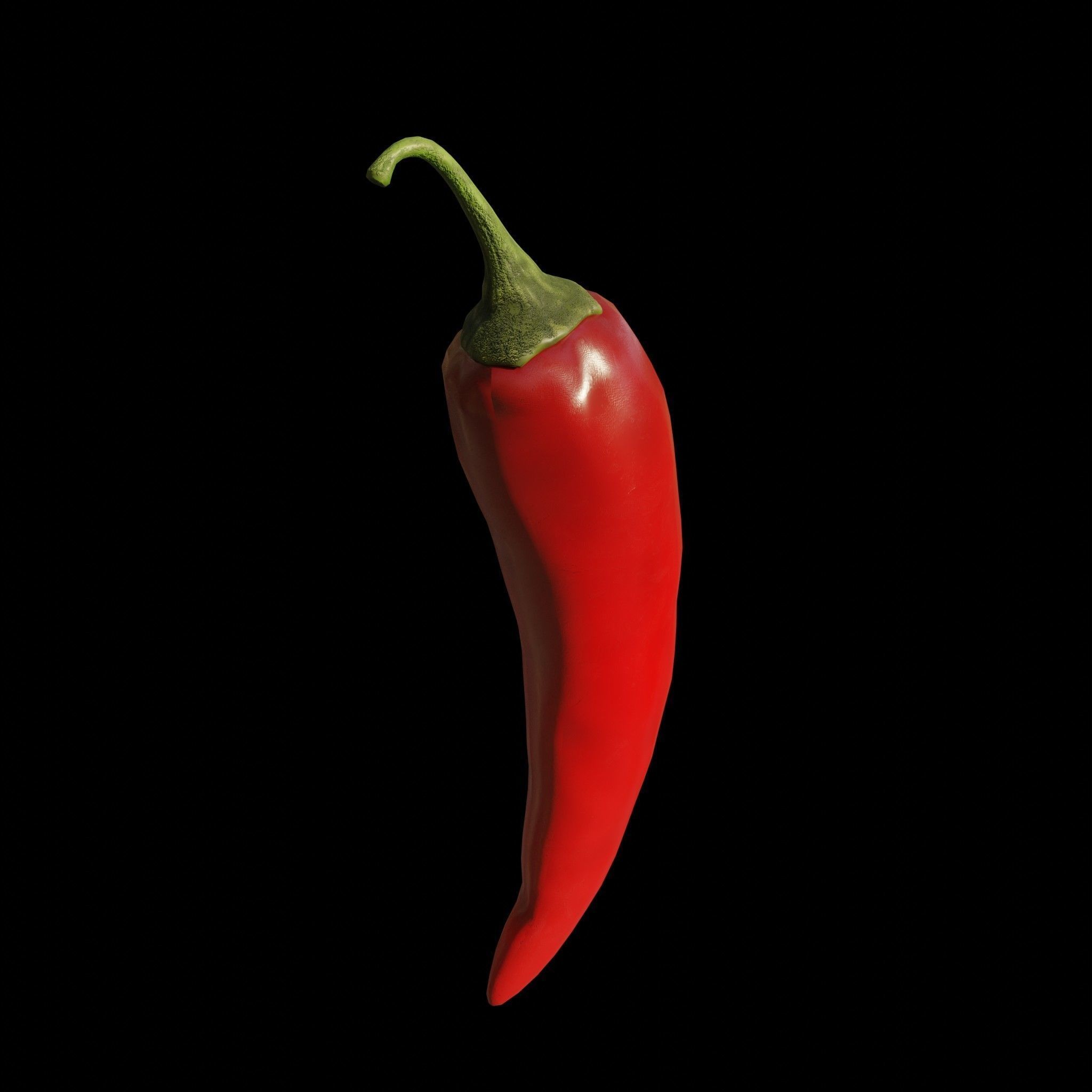 3D model Hot Realistic Chilli VR / AR / low-poly | CGTrader