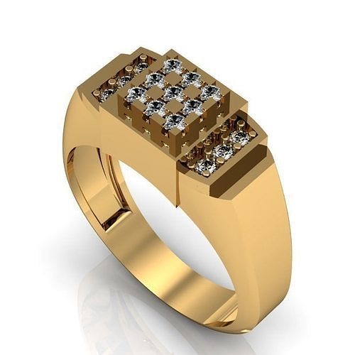 gents ring 3D model 3D printable | CGTrader