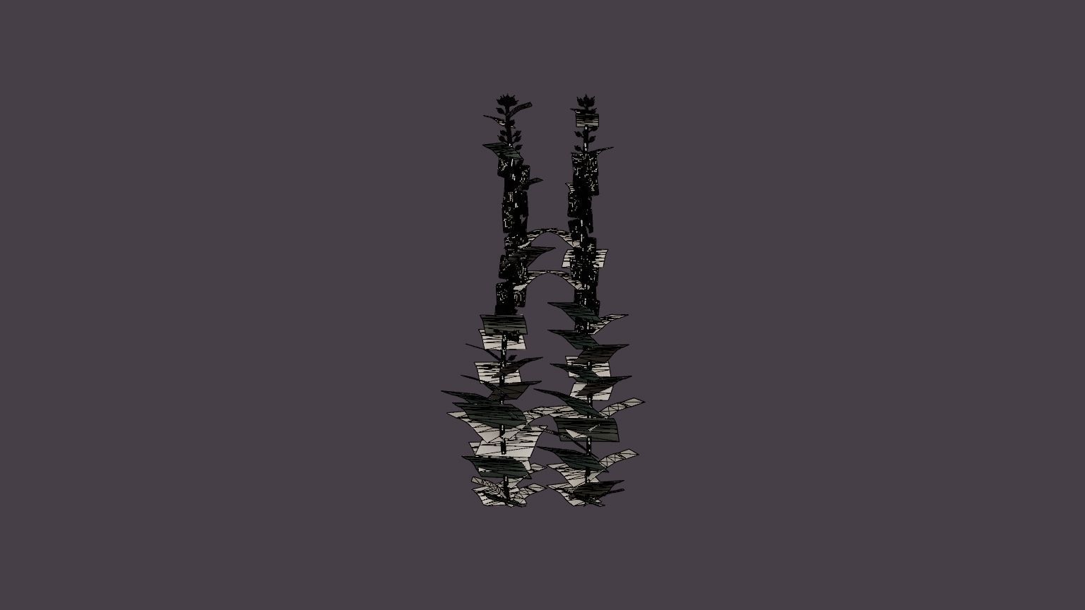 3D model Black Hollyhock VR / AR / low-poly | CGTrader