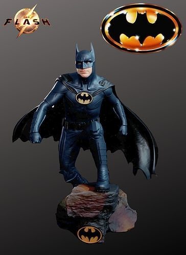 Batman from The Flash 3D model 3D printable | CGTrader