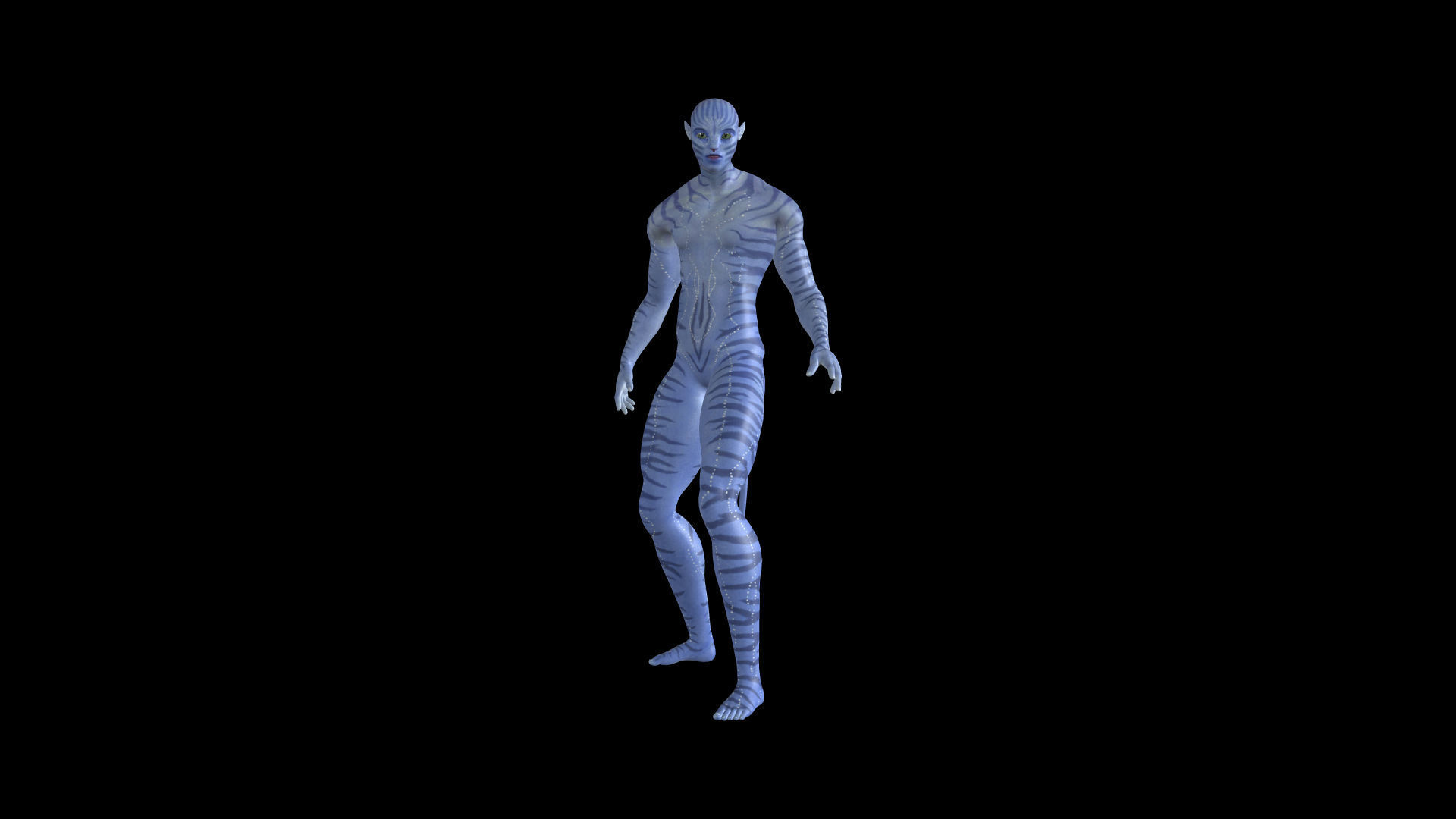 AVTR005 Avatar Backflip Animation 3D model animated rigged | CGTrader