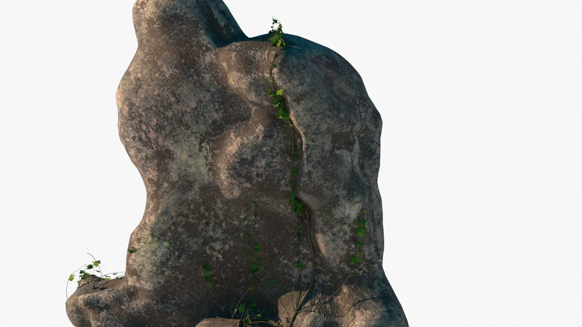 3D model 4K realistic Rock Ivy VR / AR / low-poly | CGTrader