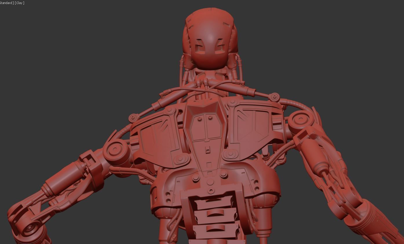 Terminator T-800 Endoskeleton T1 V4 High Detal 3D model 3D printable | CGTrader