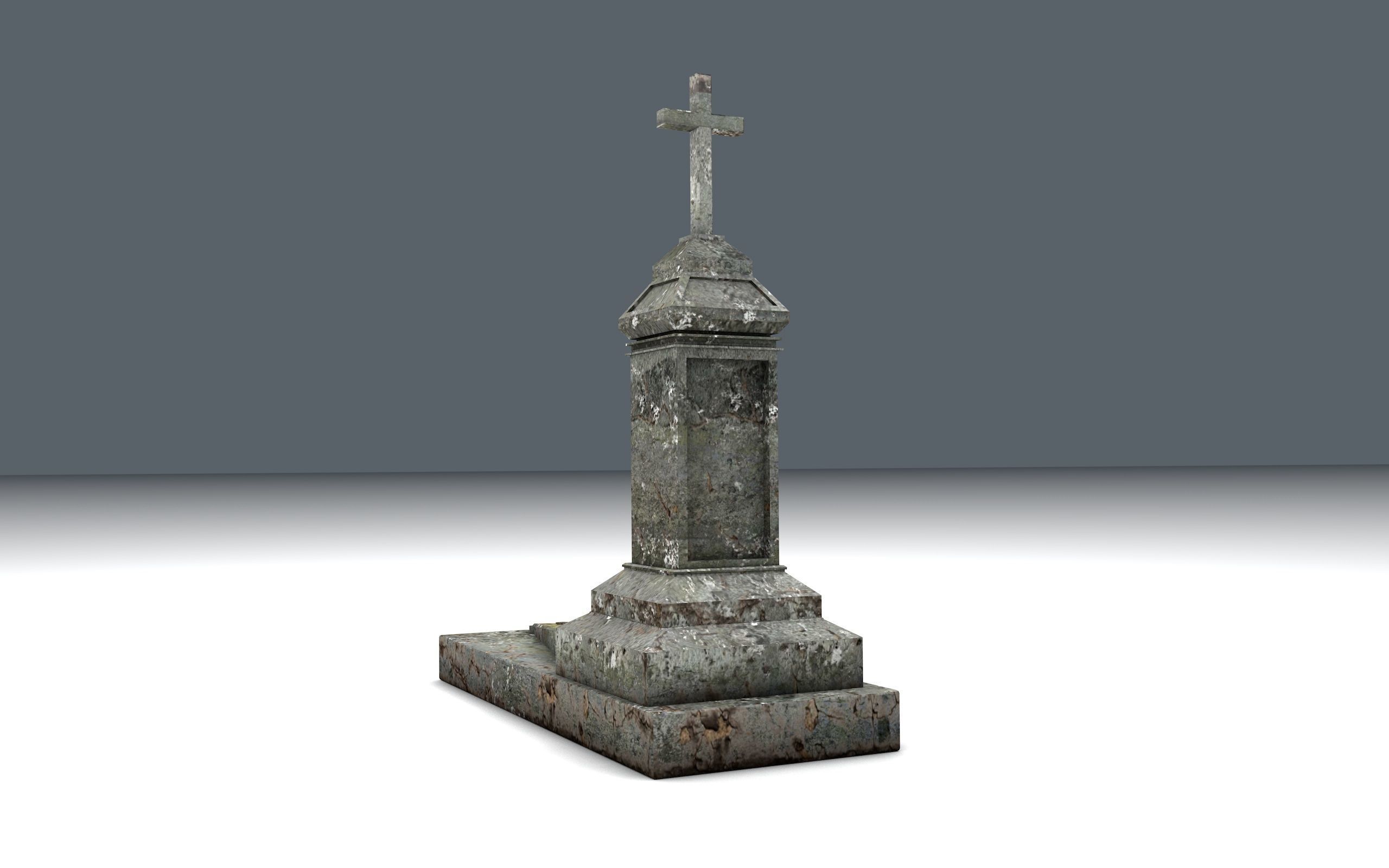 3D model Cemetery 3d model VR / AR / low-poly | CGTrader