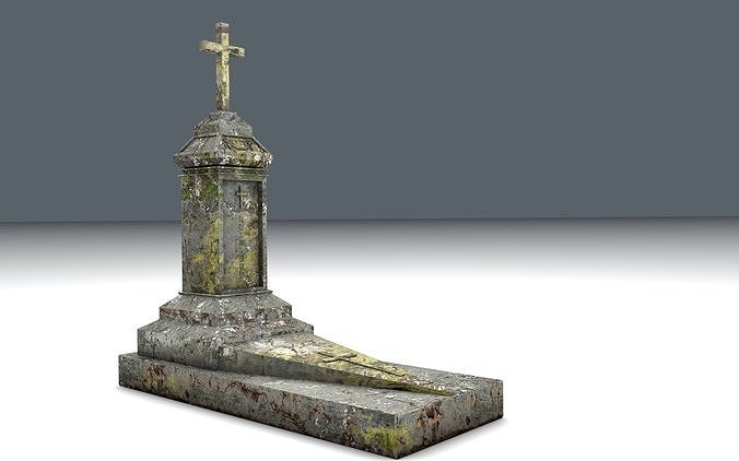 3D model Cemetery 3d model VR / AR / low-poly | CGTrader