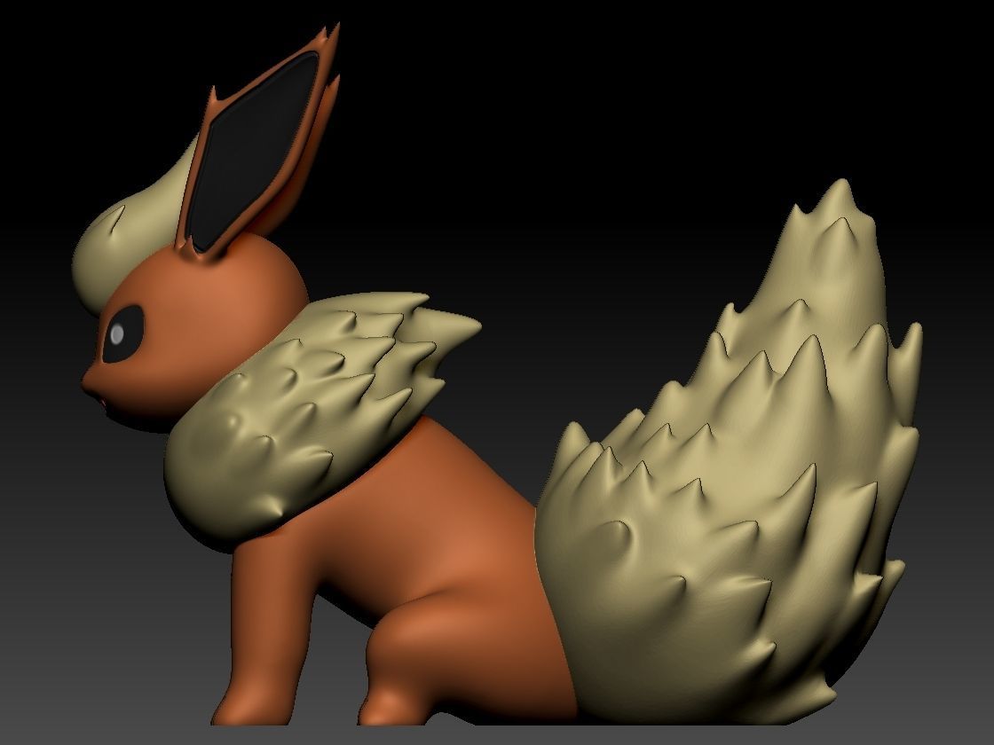 Flareon 3D model 3D printable | CGTrader