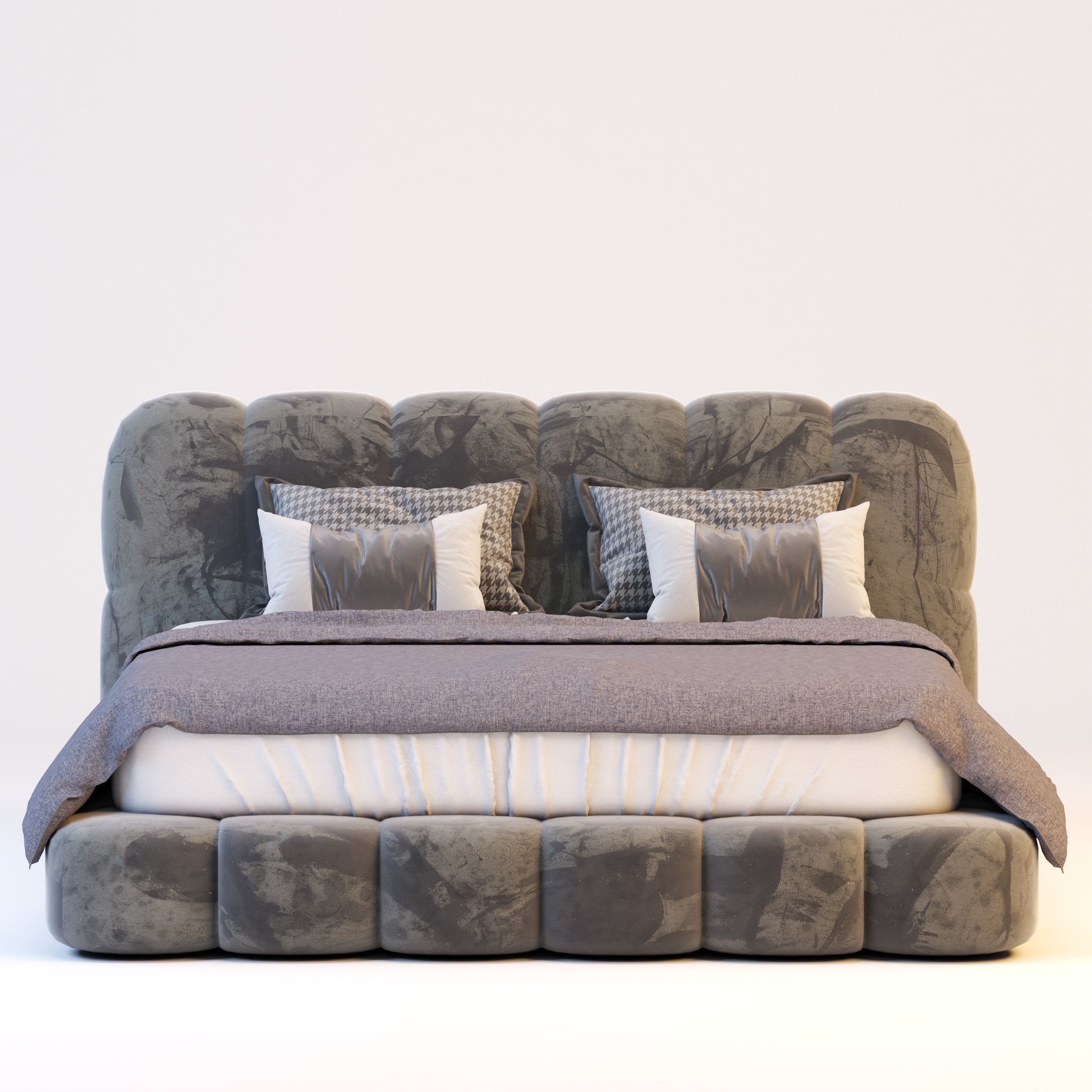 modern cube bed001 3D model | CGTrader