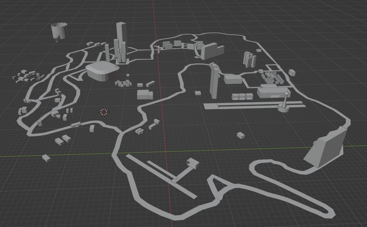 3D model simple verdansk call of duty map VR / AR / low-poly | CGTrader