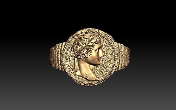CAESAR RING 3D model 3D printable | CGTrader