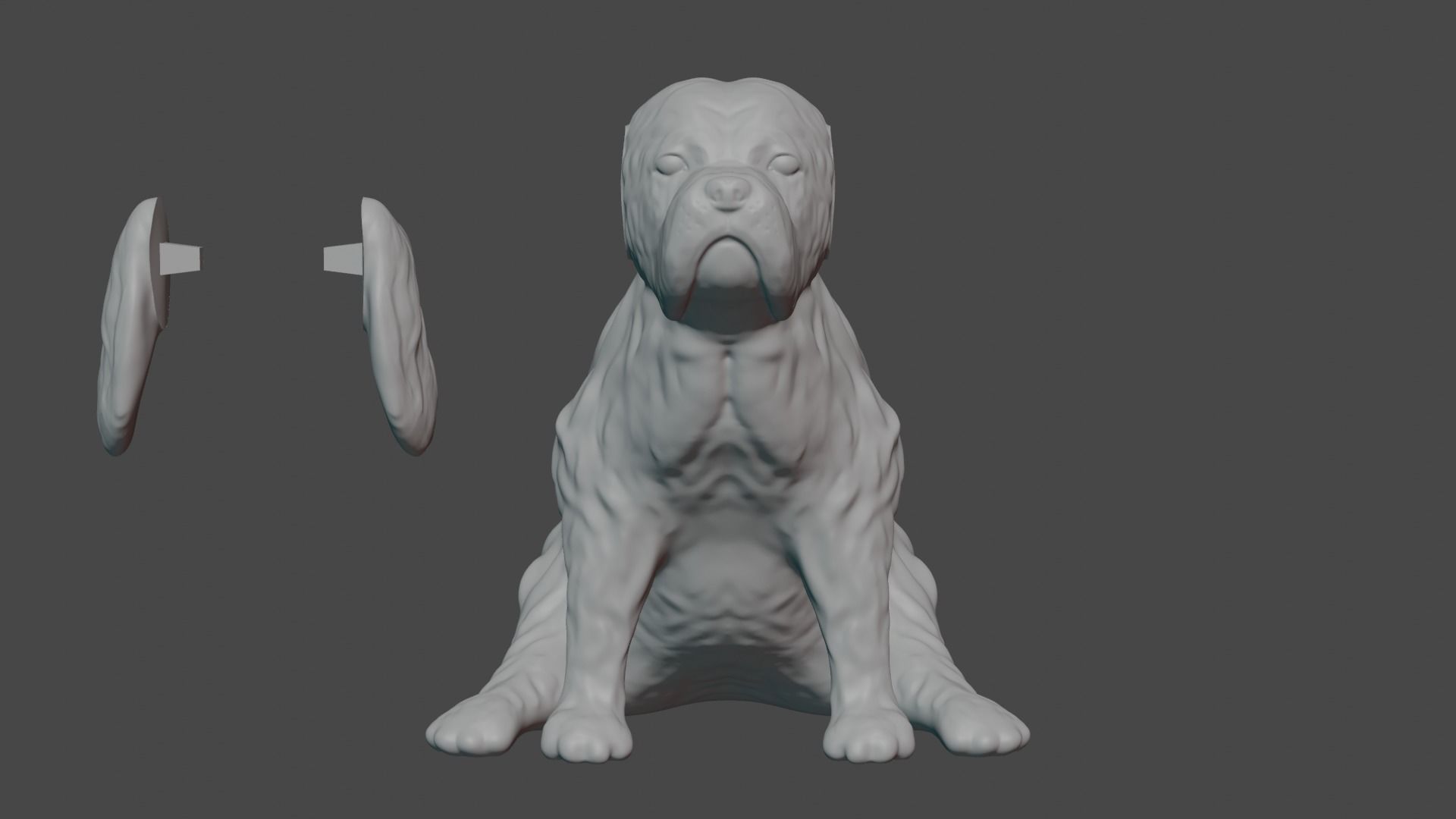 Cavalier King Charles Spaniel PRINT-READY in FBX STL OBJ 3MF 3D model ...