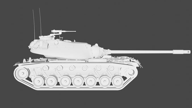 M103 US Heavy Tank 3D model | CGTrader
