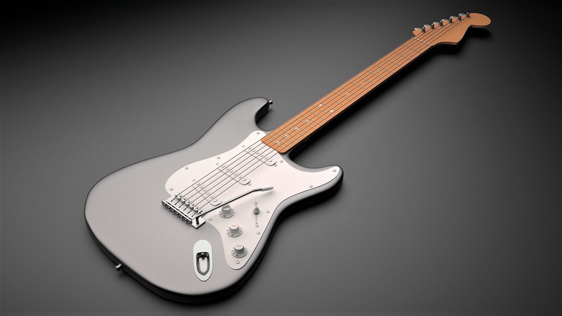 ELECTRIC GUITAR 3D MODEL - STRATOCASTER 3D model | CGTrader