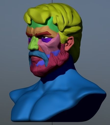 Head blocking for quick and easy editing 3D model | CGTrader