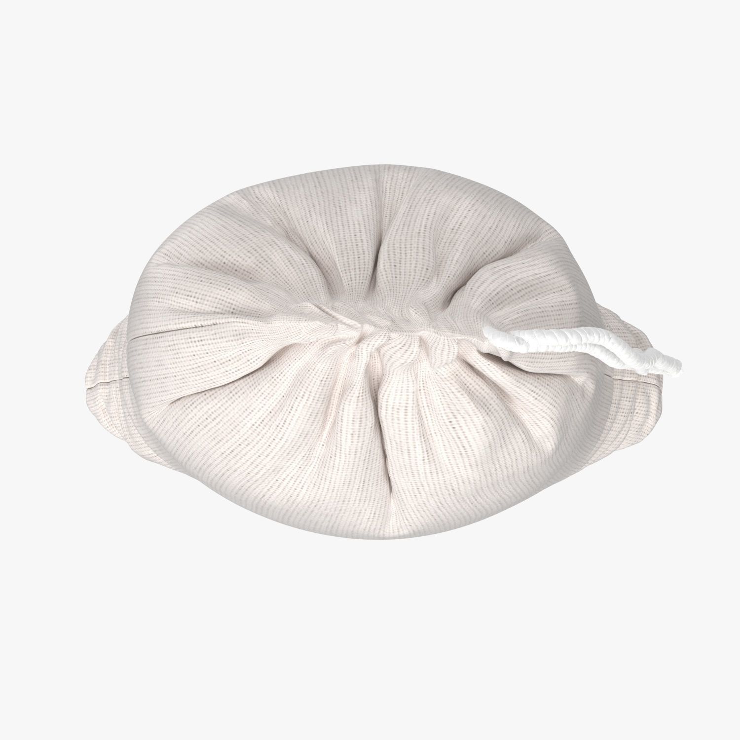 Muslin Bags Cotton Drawstring Bags Sachet Bag 3D model | CGTrader