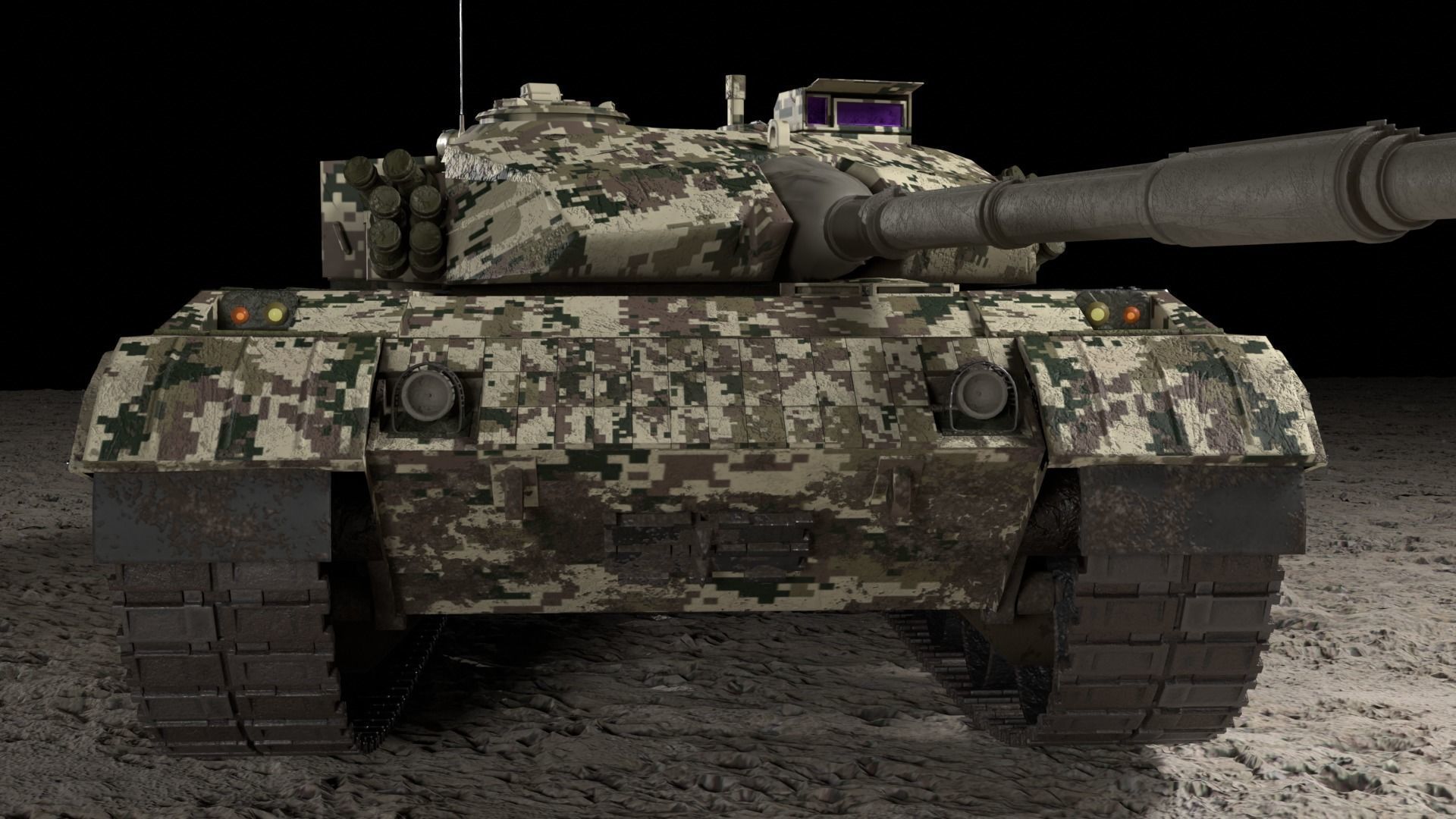 3D model Type 96 TANK VR / AR / low-poly | CGTrader