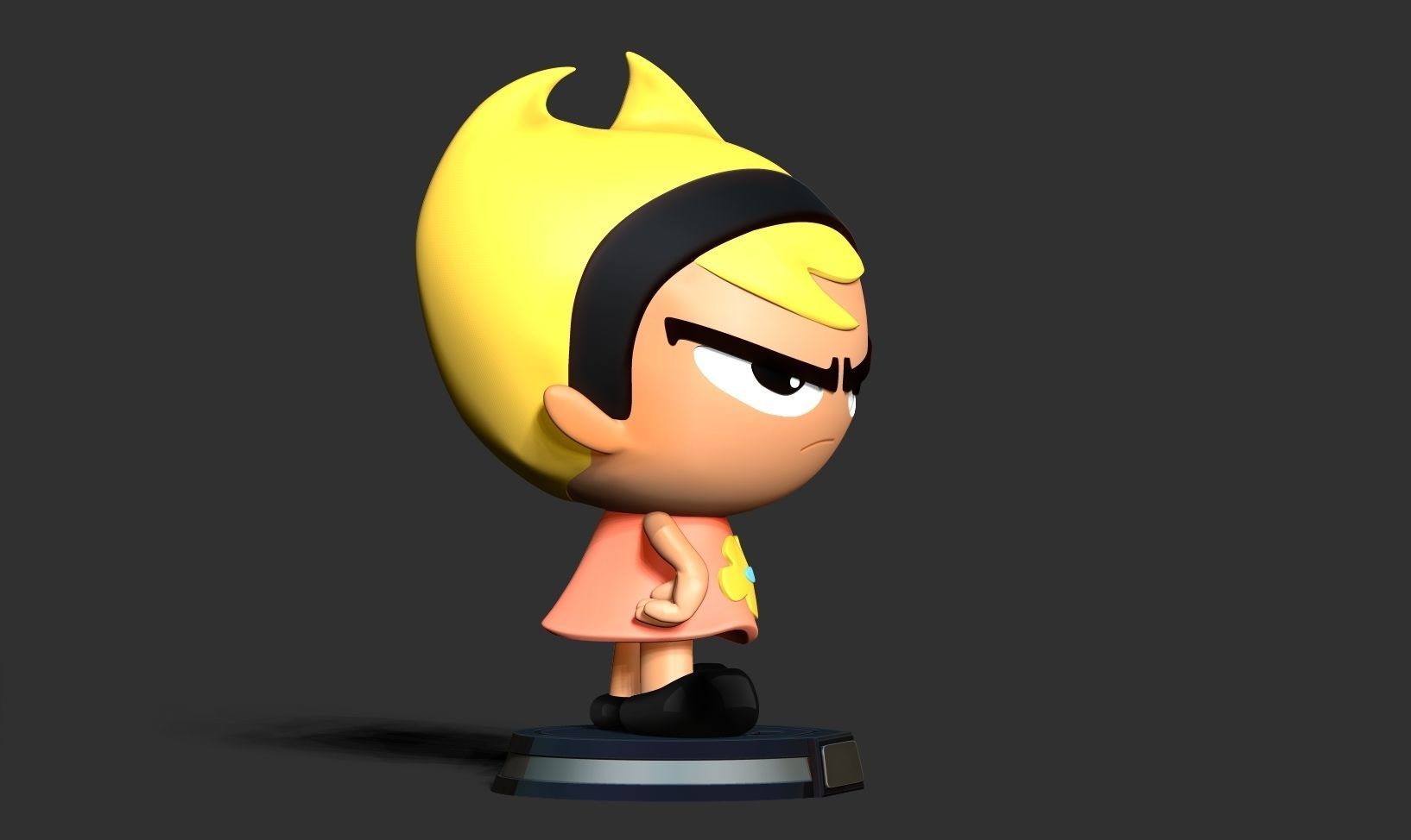 Mandy - Cartoon Network Fanart 3D model 3D printable | CGTrader