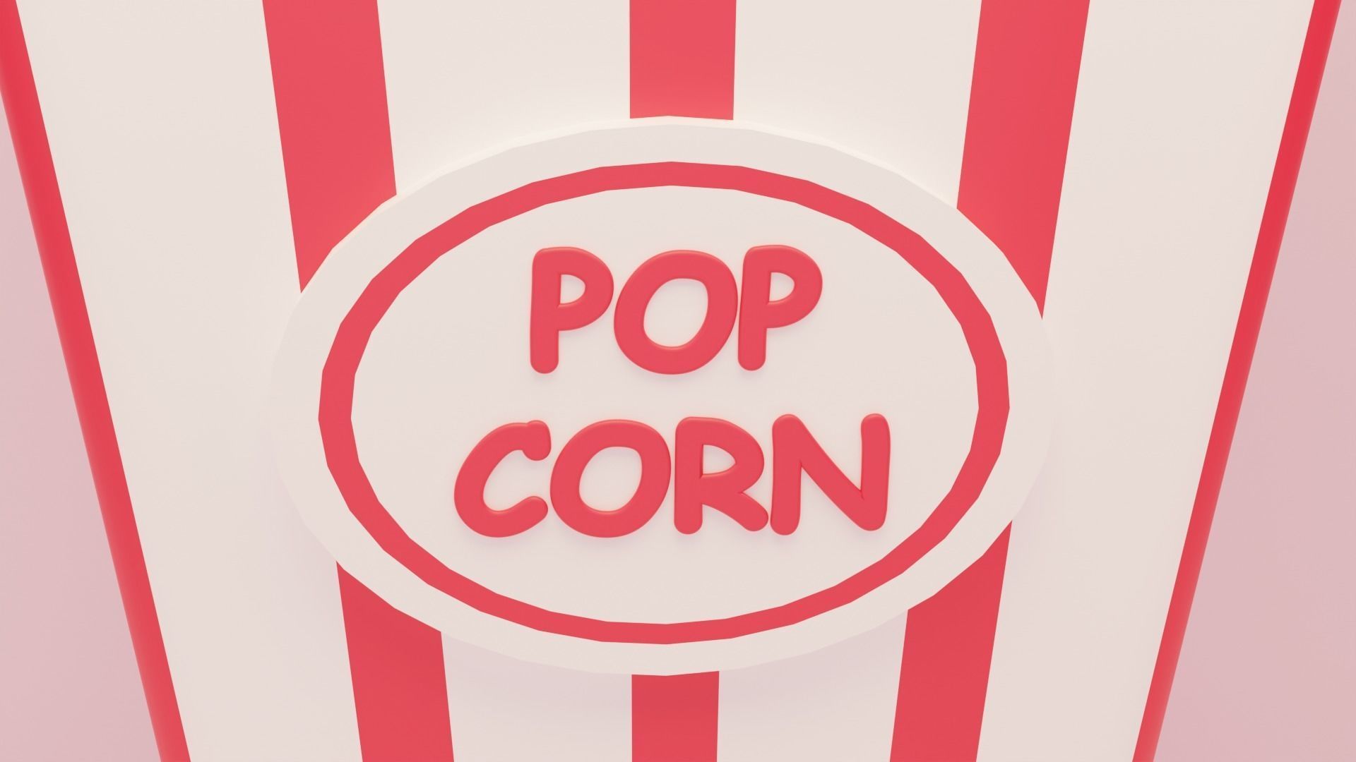 3D model Popcorn VR / AR / low-poly | CGTrader