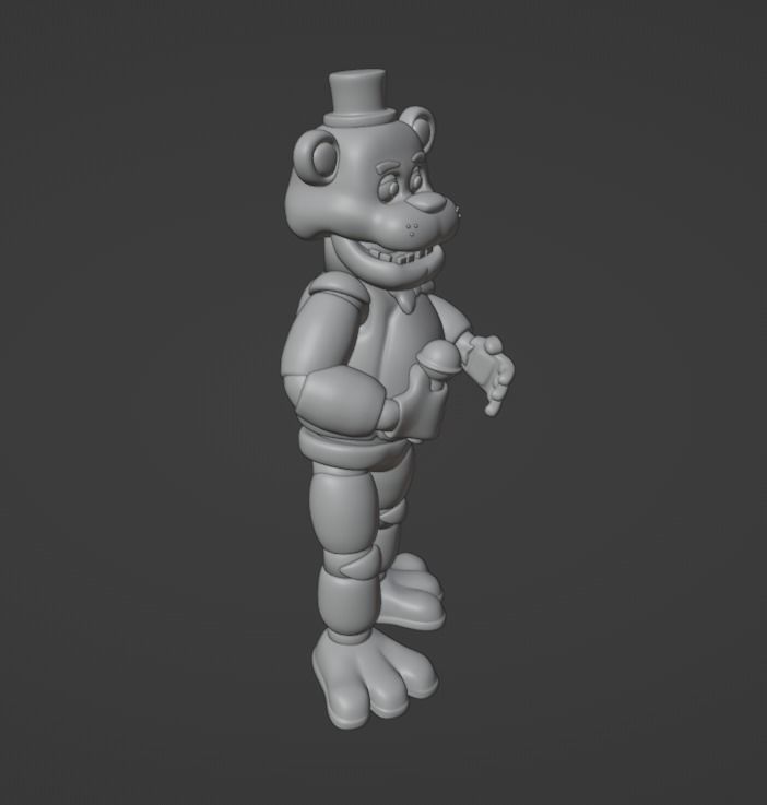 Freddy Fazbear 3D model 3D printable | CGTrader