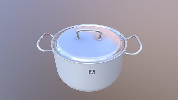 Stainless Steel Cookware 3D model | CGTrader