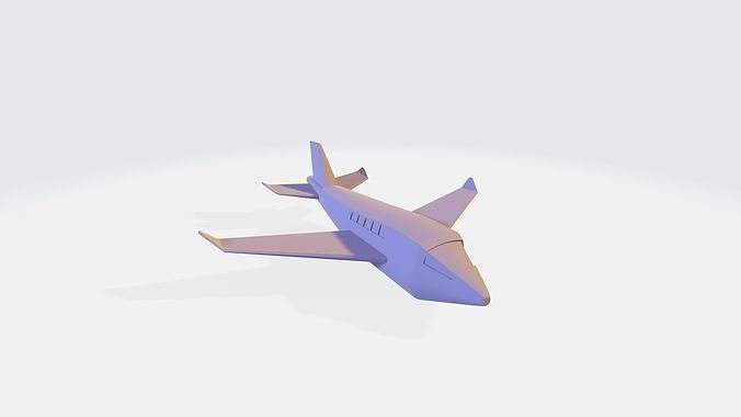 3D model Airplane VR / AR / low-poly | CGTrader